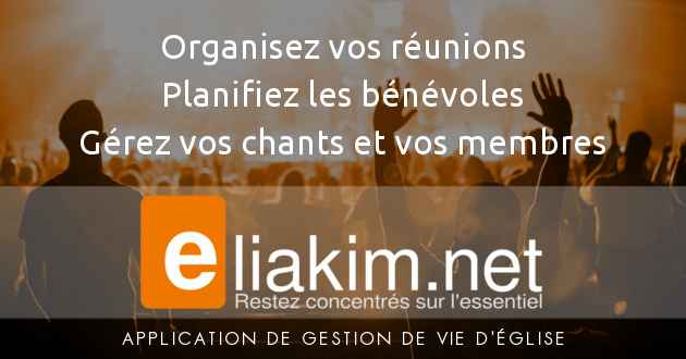 Eliakim, un nouveau service en ligne pour mieux gérer votre église ...